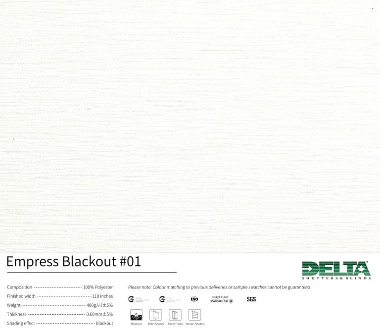 Roller Shades - Delta Shutters